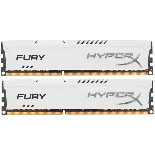 Оперативная память HyperX Fury 8 ГБ (4 ГБ x 2 шт.) DDR3 1600 МГц DIMM CL10 HX316C10FWK2/8