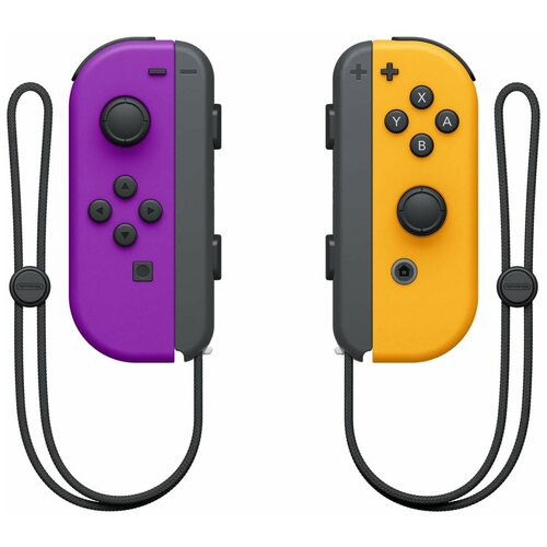 Комплект Nintendo Switch Joy-Con controllers Duo, фиолетовый/оранжевый, 2 шт.