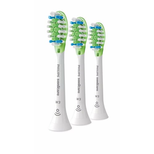 Набор насадок Philips Sonicare W3 Premium HX9063/67 для ирригатора и звуковой щетки, белый, 3 шт.