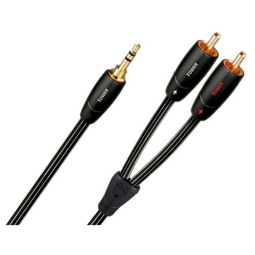 Кабель аудио 1xMini Jack - 2xRCA Audioquest Tower 3.5mm-RCA 1.5m