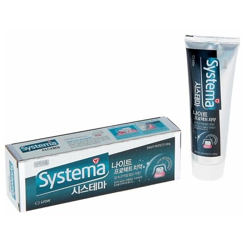 Зубная паста "Systema", ночная, антибактериальная защита, 120 г