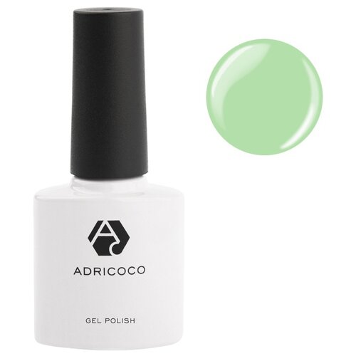 ADRICOCO гель-лак для ногтей Gel Polish, 8 мл, 40 г, 190 мятная прохлада