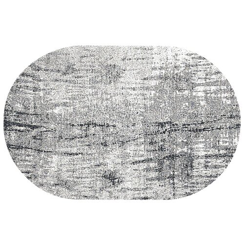 Ковер Люберецкие ковры Альфа 88026/55, овальный, 1,5 x 2,3 м, фризе