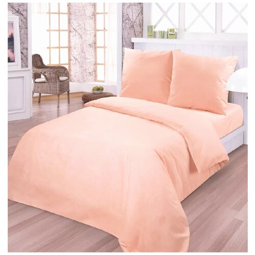 Пододеяльник из тенселя 240 х 260 - М - 60S 71 Персик