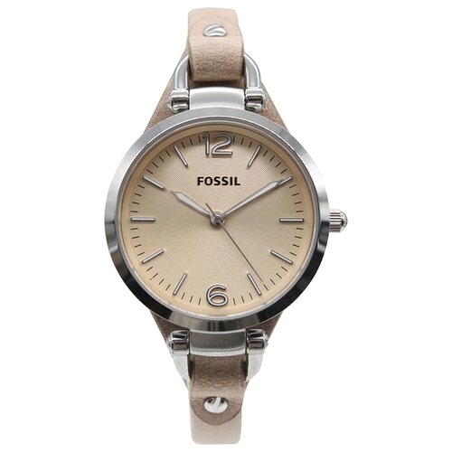 Наручные часы FOSSIL Georgia, коричневый, серебряный