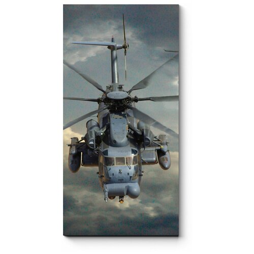 Модульная картина Вертолеты 90x180