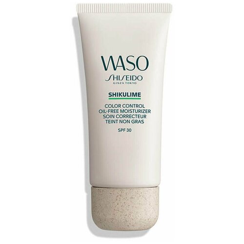 SHISEIDO Увлажняющий крем, выравнивающий тон кожи, без содержания масле, SPF 30 WASO Shikulime color control oil-free moisturizer