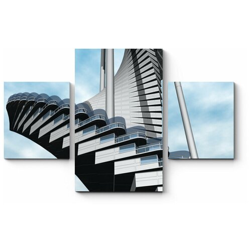 Модульная картина Башни-лестницы 110x72