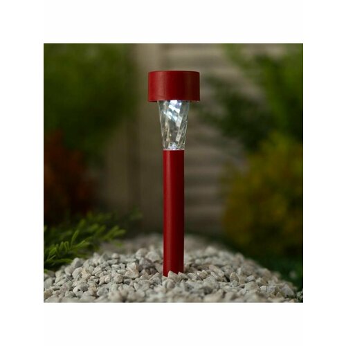 Фонарь садовый на солнечной батарее «Красная трапеция»