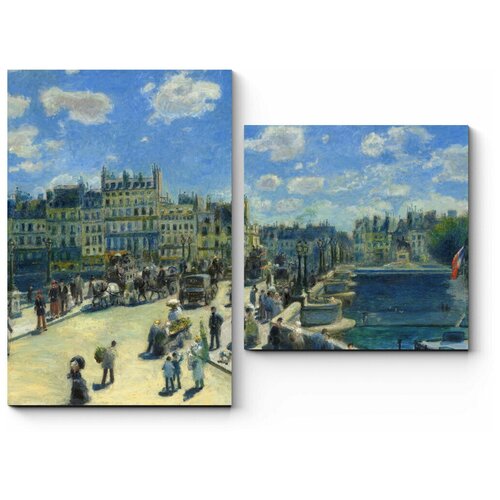 Модульная картина Новый мост, Париж, Пьер Огюст Ренуар 150x113