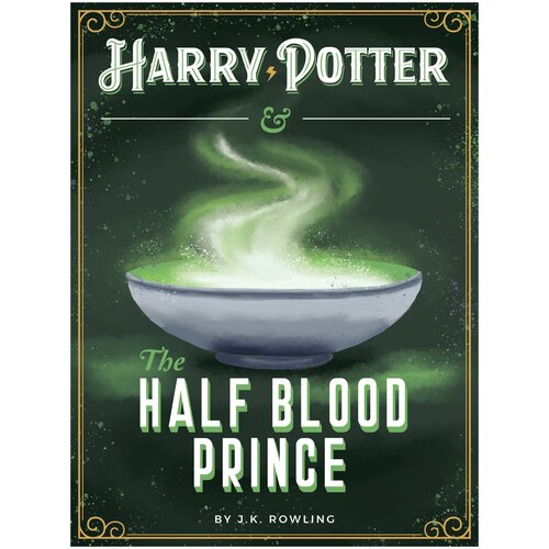 Постер / Плакат / Картина Гарри Поттер - Принц-полукровка 40х50 см в подарочном тубусе