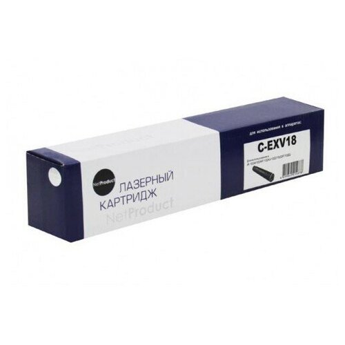 Тонер-картридж NetProduct (N-C-EXV18) для Canon iR-1018/1020/1022/1024, туба, 8,4K