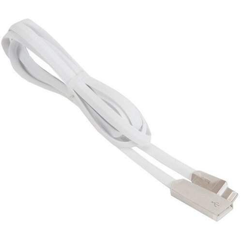 Кабель USB Hoco x4 Zinc для Lightning, 2.4А, длина 1.2м, белый