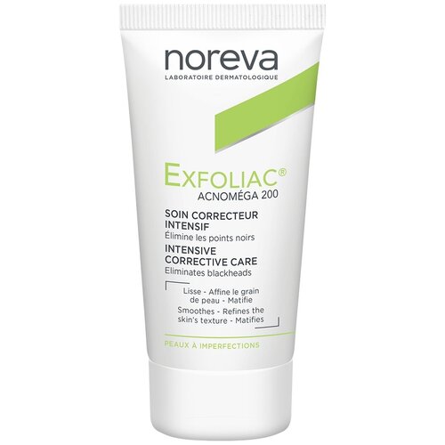 Noreva laboratories крем Exfoliac Acnomega 200, 30 мл