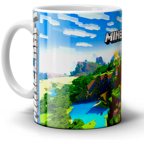 Кружка 1-st Cup детская с принтом Minecraft / Майнкрафт