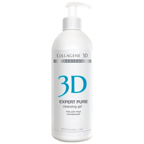 Medical Collagene 3D гель для лица очищающий Expert Pure, 500 мл, 0.5 г