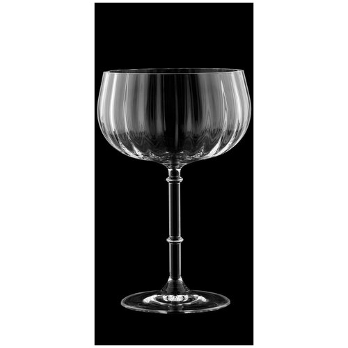 Два бокала для коктейля/шампансокго Lucaris Rims Orient 355мл
