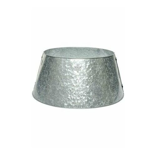 Декоративное основание ёлки винтажное серебро, металл, 57х25 см, Kaemingk 521488