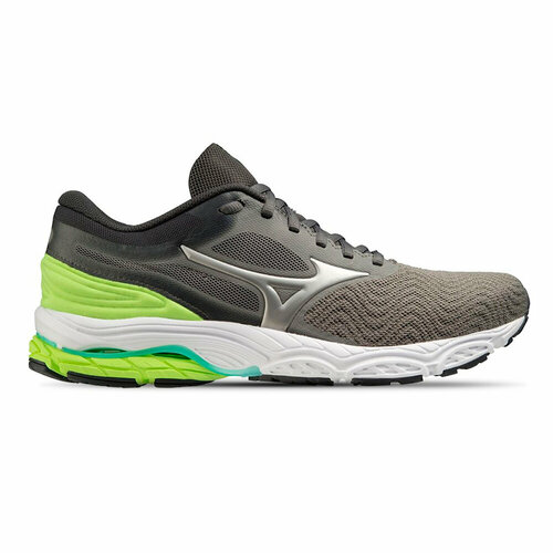 Кроссовки Mizuno WAVE PRODIGY 4, размер 11,5, серый, зеленый