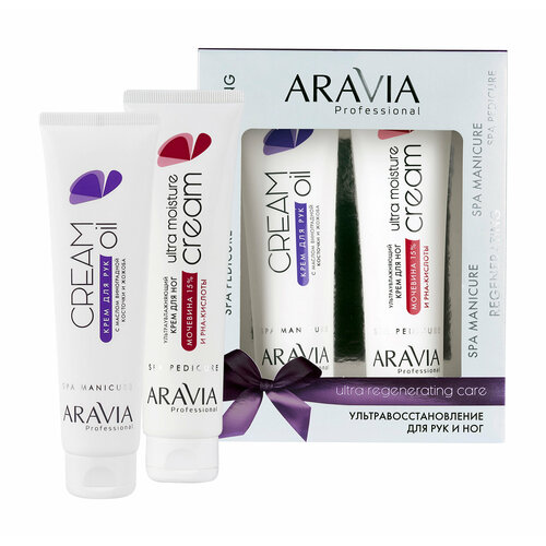 ARAVIA PROFESSIONAL Набор кремов Суперувлажнение Для Рук и Ног Super moisturizing care (2 элемента)