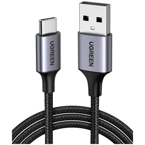 Ugreen 60408 Кабель UGREEN US288 USB 2.0 - USB Type-C, цвет: черный, 3M