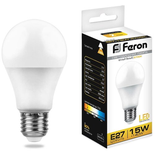 Лампочка светодиодная Feron LB-94, 25628, 15W, E27 (комплект 10 шт.)