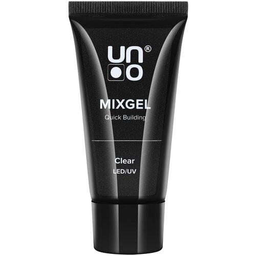 Гель для моделирования ногтей UNO MIXGEL Clear, 30 г