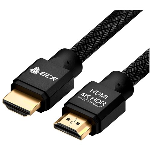 Кабель GCR HDMI - HDMI (GCR-HM481), 1 м, 1 шт., черный