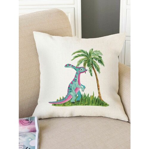 Подушка декоративная на диван Динозавры