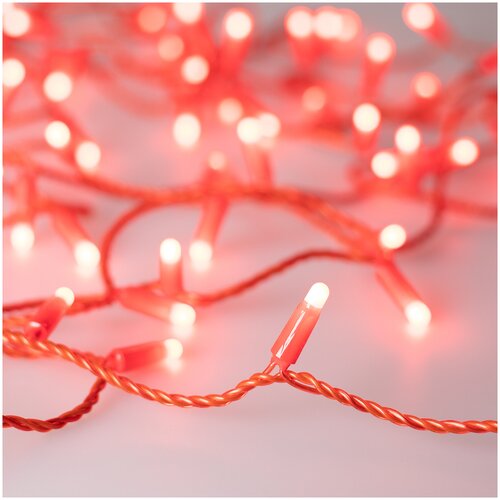 028210 Светодиодная гирлянда ARD-STRING-CLASSIC-10000-RED-100LED-MILK-STD Red (230V, 7W) (Ardecoled, IP65)