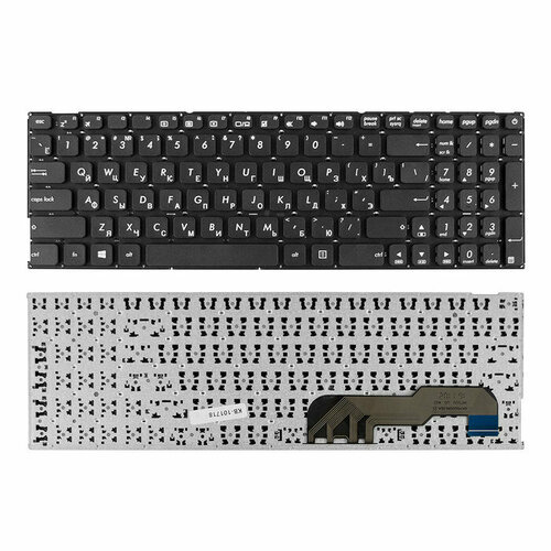 Клавиатура для ноутбука Asus X541NA, X541NC, X541SA, X541SC, X541UA Series. Плоский Enter. Черная, без рамки. 9Z. ND00OM.00R, AEXJB00110.