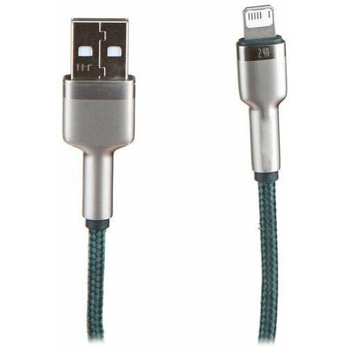 Кабель Baseus Cafule Series USB - Lightning 2.4A 2m Green CALJK-B06