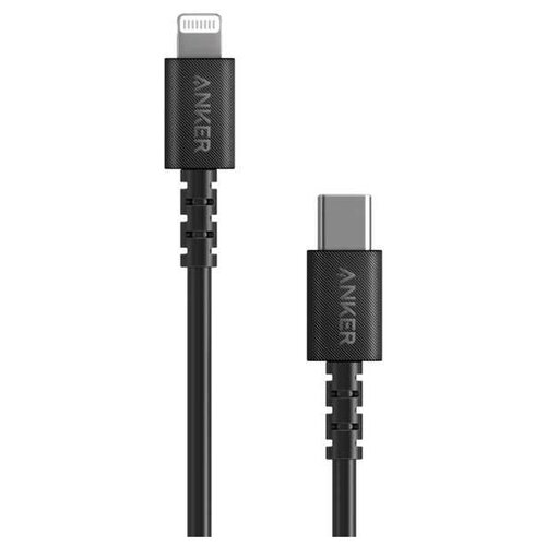 Кабель ANKER PowerLine Select USB-C - Lightning MFI (A8612G/A8613G), 0.9 м, 1 шт., черный