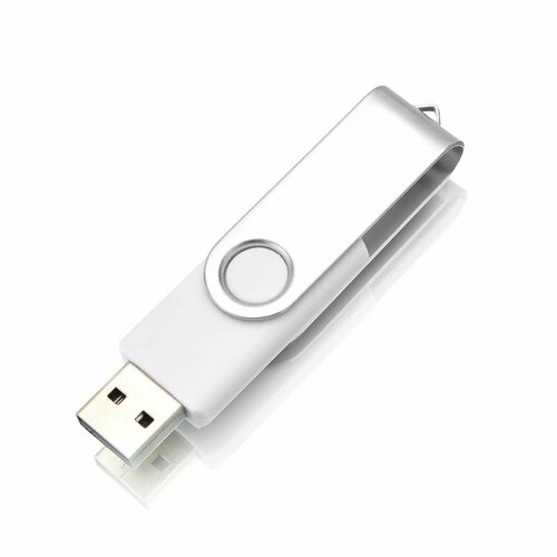 USB флешка, USB flash-накопитель, Флешка Twist, 32 Гб, белая, арт. F01 USB 3.0 30шт