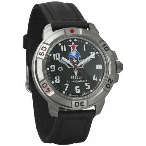 Наручные часы Восток Командирские Мужские Командирские 436288, серый, черный