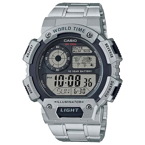 Наручные часы CASIO Collection AE-1400WHD-1A, синий, серебряный