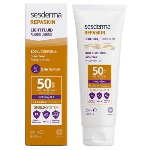 SesDerma Repaskin солнцезащитный флюид SPF 50 SPF 50, 200 мл