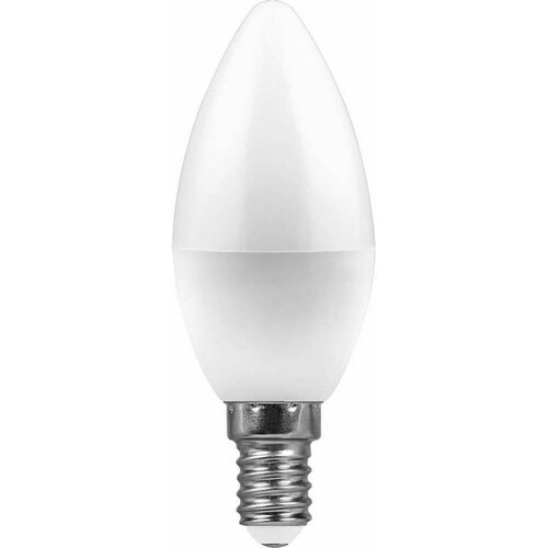 Лампа светодиодная LED 11вт Е14 теплый матовая свеча | код 25941 | FERON (1 шт.)