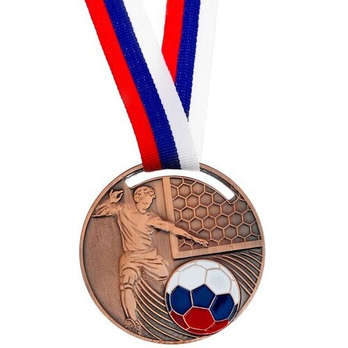 Медаль тематическая «Футбол», бронза, d=5 см