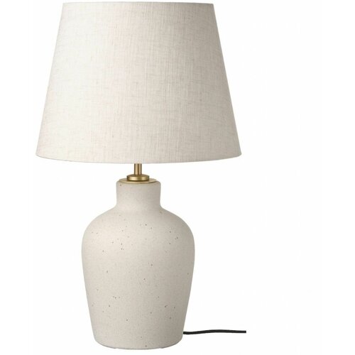 BLIDVDER Светильник настольный IKEA, цвет кремово-пудровая белая керамика/бежевый, высота 50 см