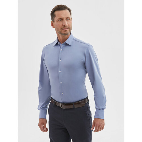 Рубашка KANZLER, размер 42, голубой
