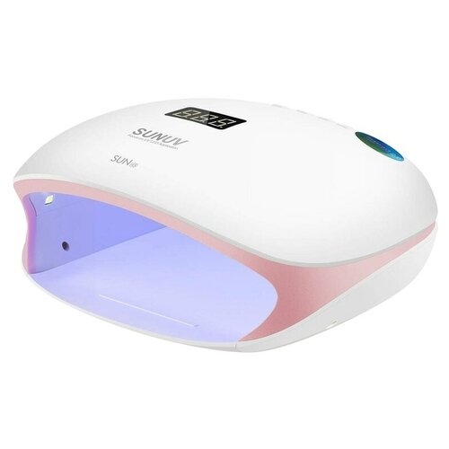 SUNUV Лампа для сушки ногтей 4S, 48 Вт, LED-UV белый/розовый