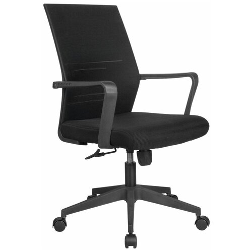 Компьютерное кресло Riva B818 офисное, обивка: текстиль, цвет: черный
