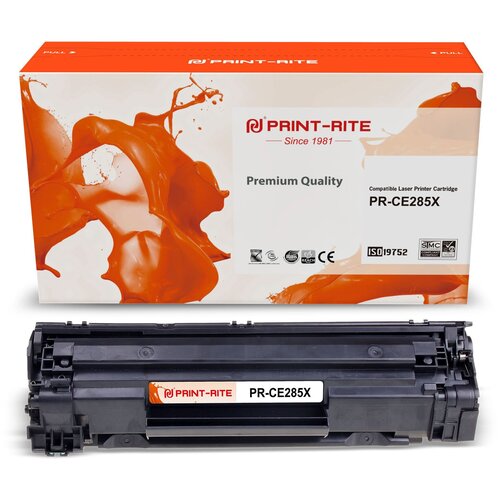 Картридж лазерный Print-Rite TFHBEABPU1J PR-CE285X CE285X черный (3000стр.) для HP LJ M1130 MFP/ M1132MFP Pro/P1102s Pro/ P1103 Pro