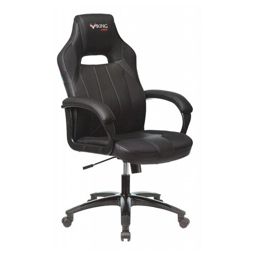 Компьютерное кресло Zombie VIKING-2 AERO игровое, обивка: искусственная кожа/текстиль, цвет: черный