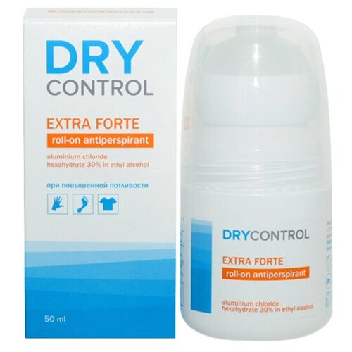 DryControl Антиперспирант Extra Forte, ролик, 50 мл