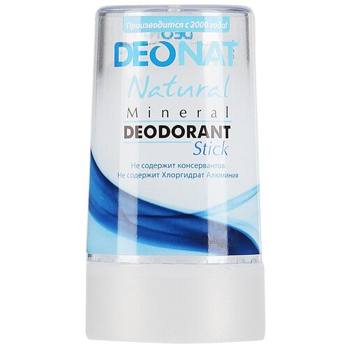 DEONAT Дезодорант Natural, кристалл (минерал), twist-up, 40 мл, 40 г