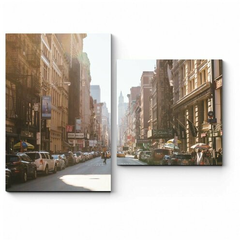 Модульная картина Дорогами Нью-Йорка50x38