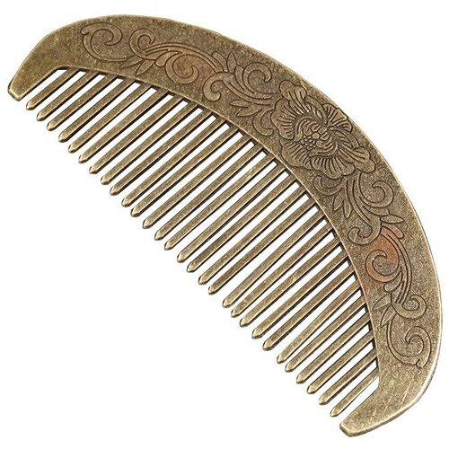 The Apothecary 87 Old School Barber Comb - Расческа гребень для волос и бороды, напыление латунь