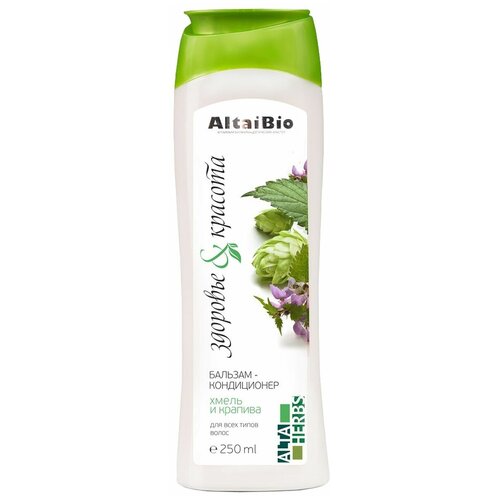 AltaiBio бальзам-кондиционер Alta Herbs Хмель и Крапива для всех типов волос, 250 мл
